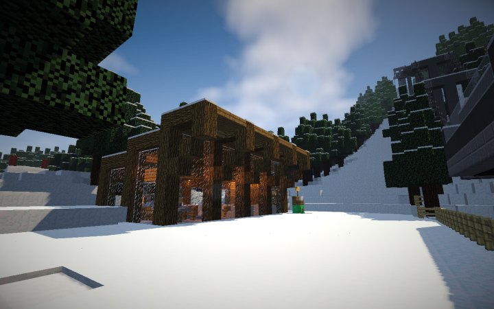 WORKING SKI RESORT 2.0 (Rideable Lifts) [MINECRAFT 1.11] Minecraft Map