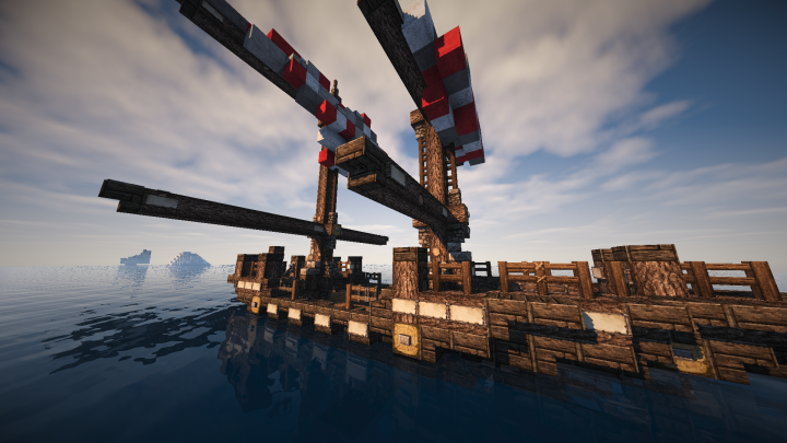 Large Medieval Ship Minecraft Map