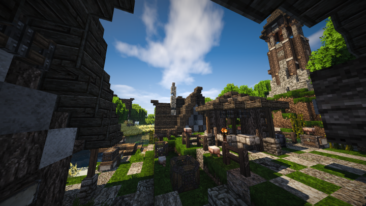 Small Ocean Side Village Minecraft Map