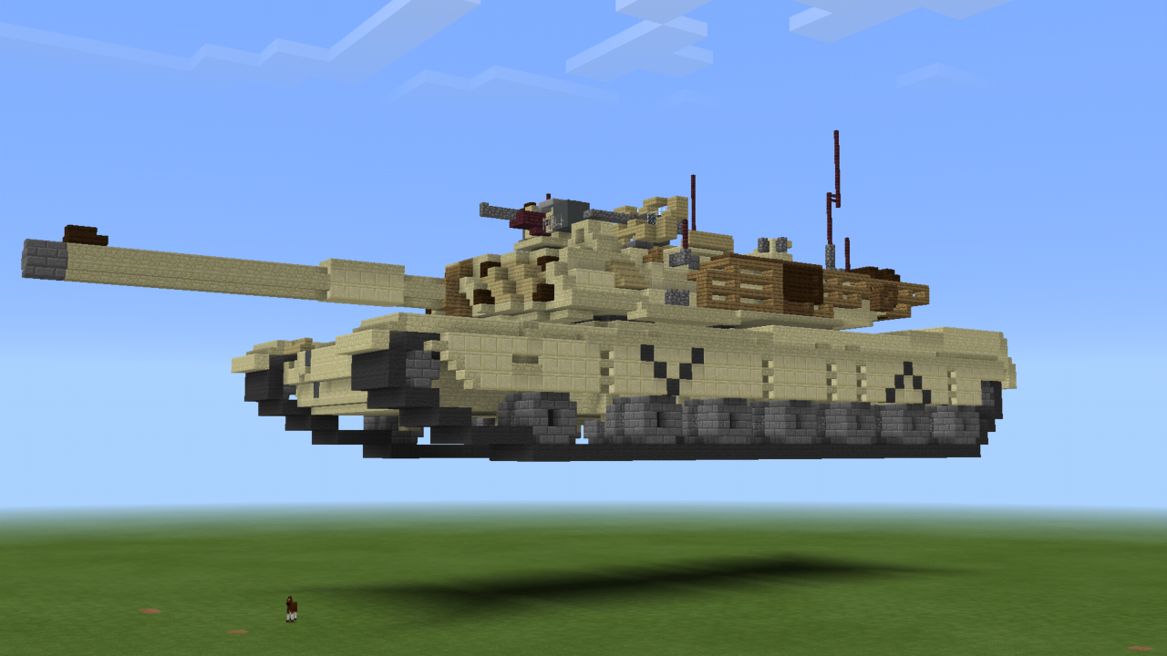 M-1 Abrams tank M1A2 [SEP3 ] Minecraft Map