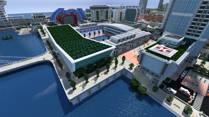 Symount City: Public swimming pool Minecraft Map