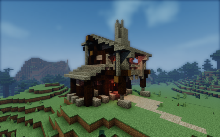 Forest Village. Minecraft Map