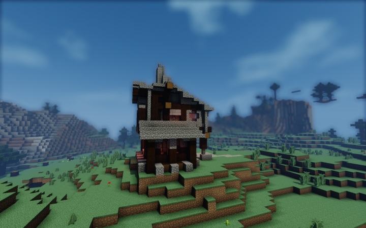 Forest Village. Minecraft Map