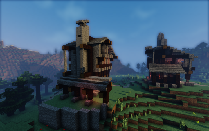 Forest Village. Minecraft Map