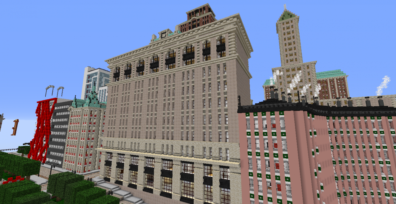 Early 20th Century Skyscrapers Minecraft Map