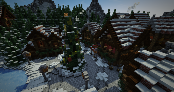 Little Christmas Village Minecraft Map
