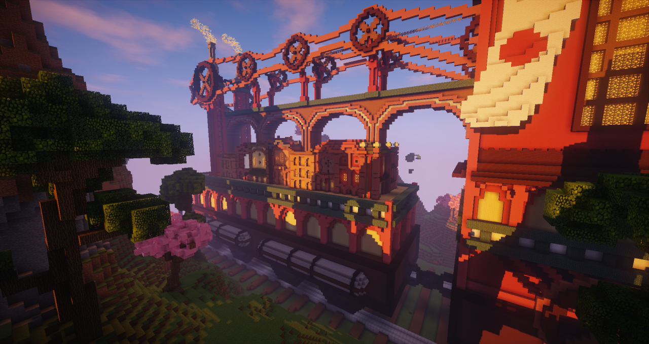 Steampunk Train Minecraft Map