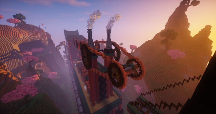 Steampunk Train Minecraft Map