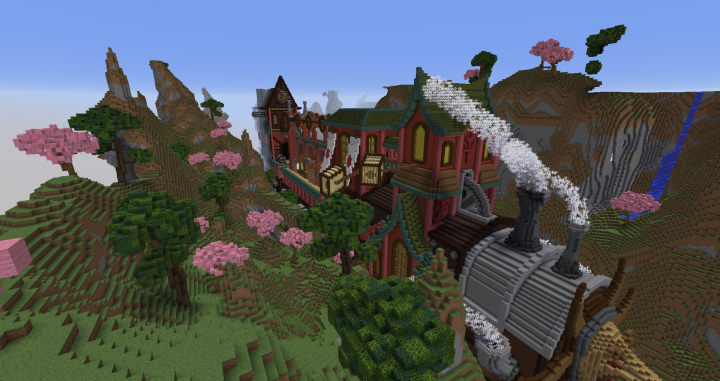 Steampunk Train Minecraft Map