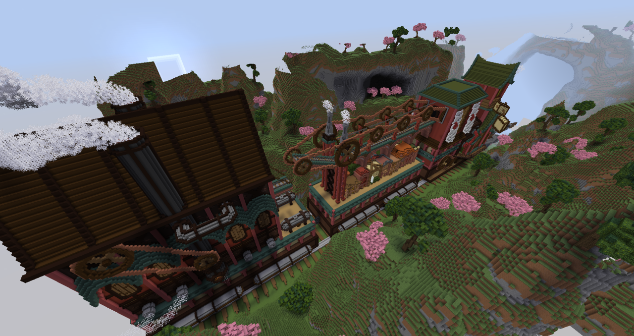 Steampunk Train Minecraft Map