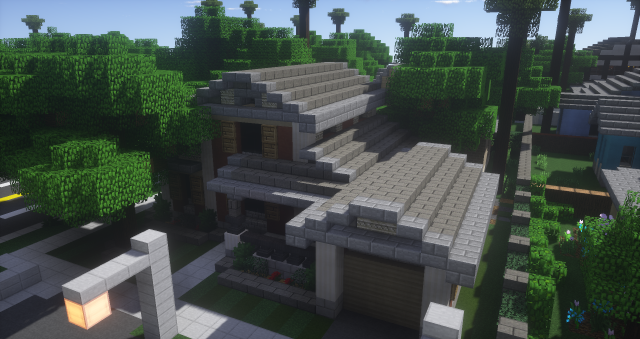 Two Floor Family House Minecraft Map