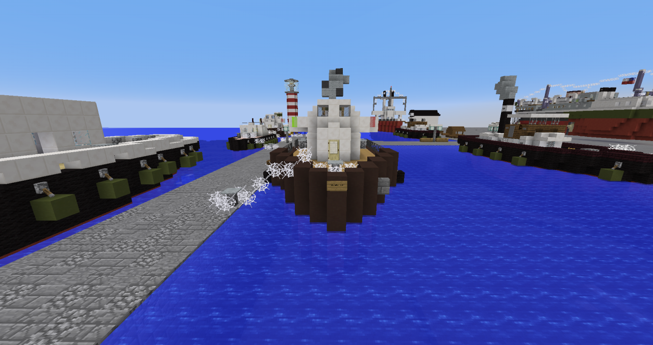 1940s tug boat Minecraft Map