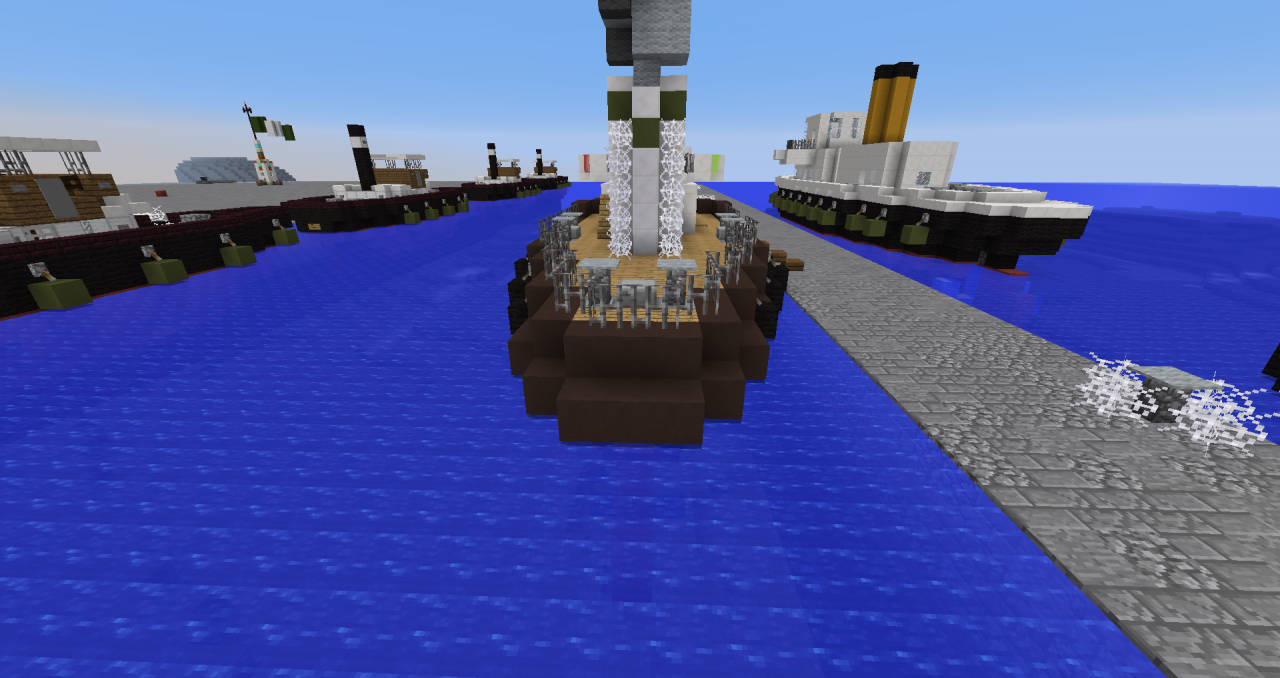1940s tug boat Minecraft Map