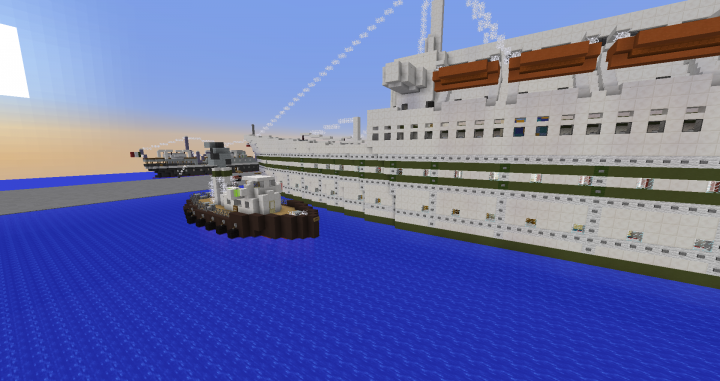 1940s tug boat Minecraft Map