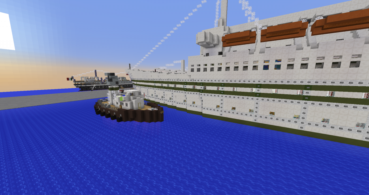 1940s tug boat Minecraft Map