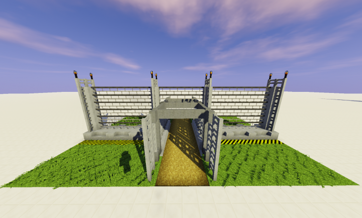 Jurassic Park: Operation Genesis fences and gates Minecraft Map