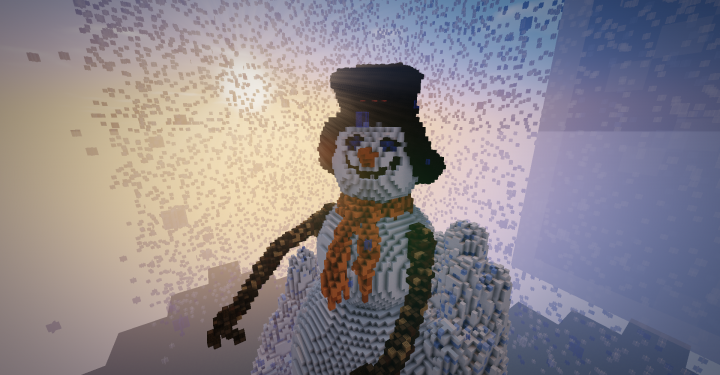 Organic Snowman Minecraft Map