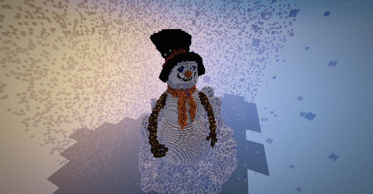 Organic Snowman Minecraft Map