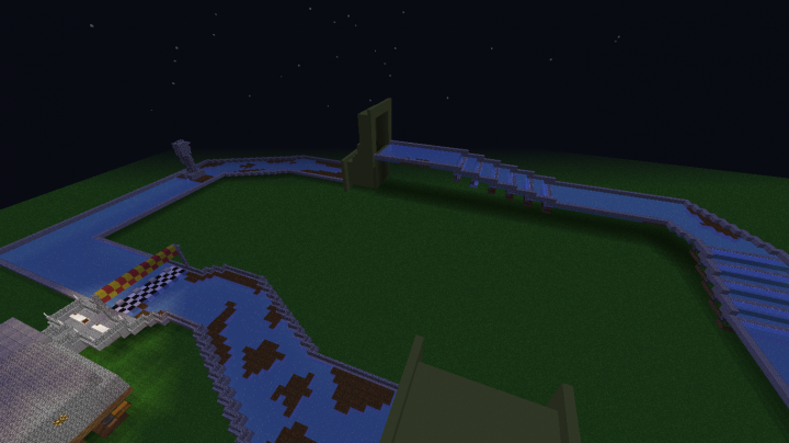 Mario Kart Mini game Minecraft Map