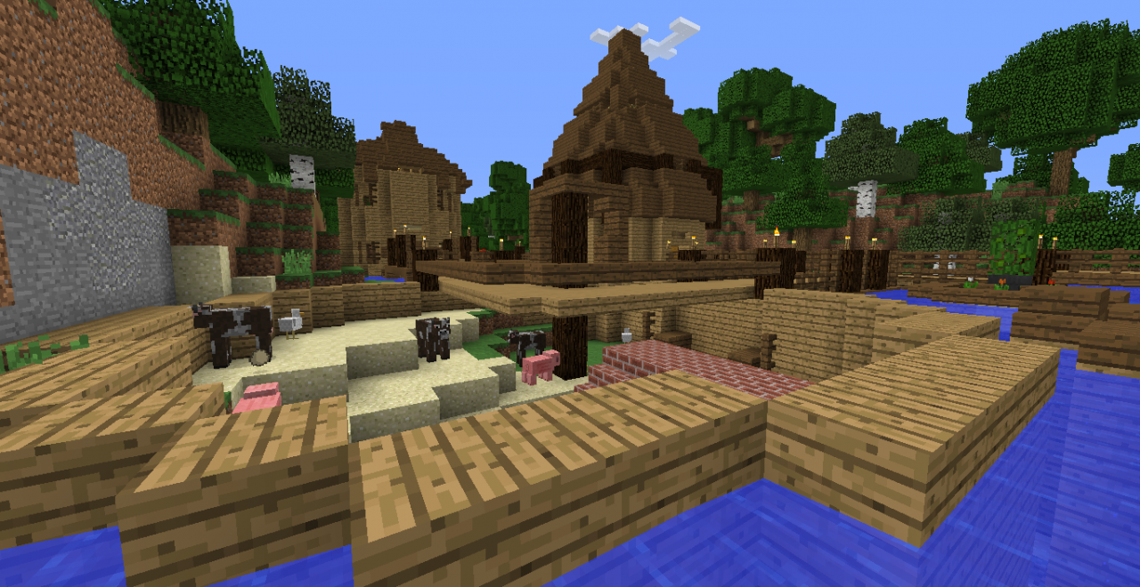 Circular Water House | Survival-Friendly Minecraft Map