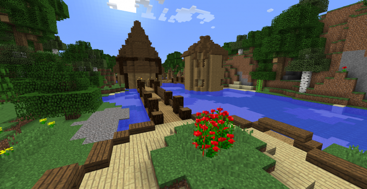 Circular Water House | Survival-Friendly Minecraft Map