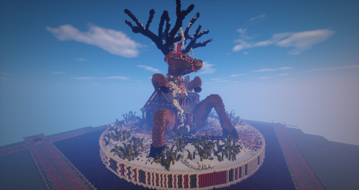 Christmas Special House + Reindeer Minecraft Map