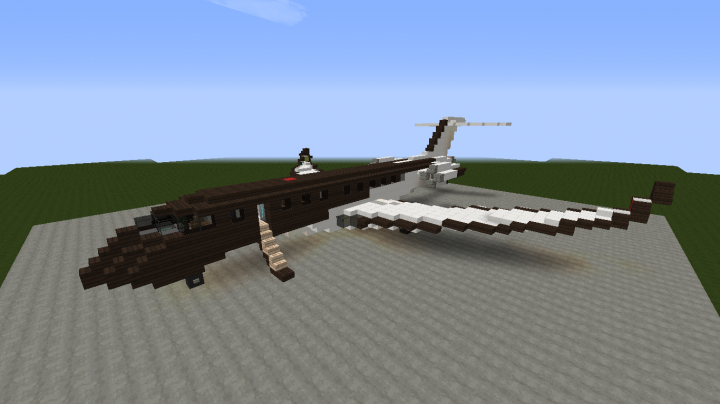 Concept Private Jet Minecraft Map