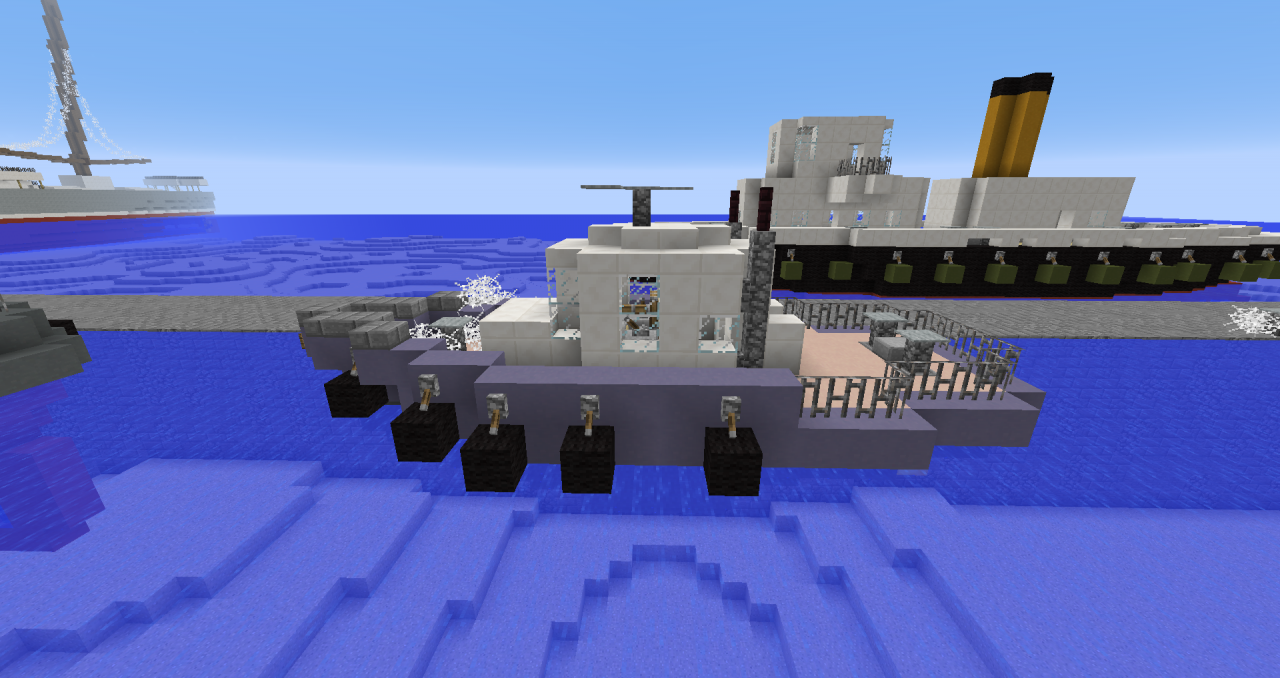 Modern tugboat Minecraft Map