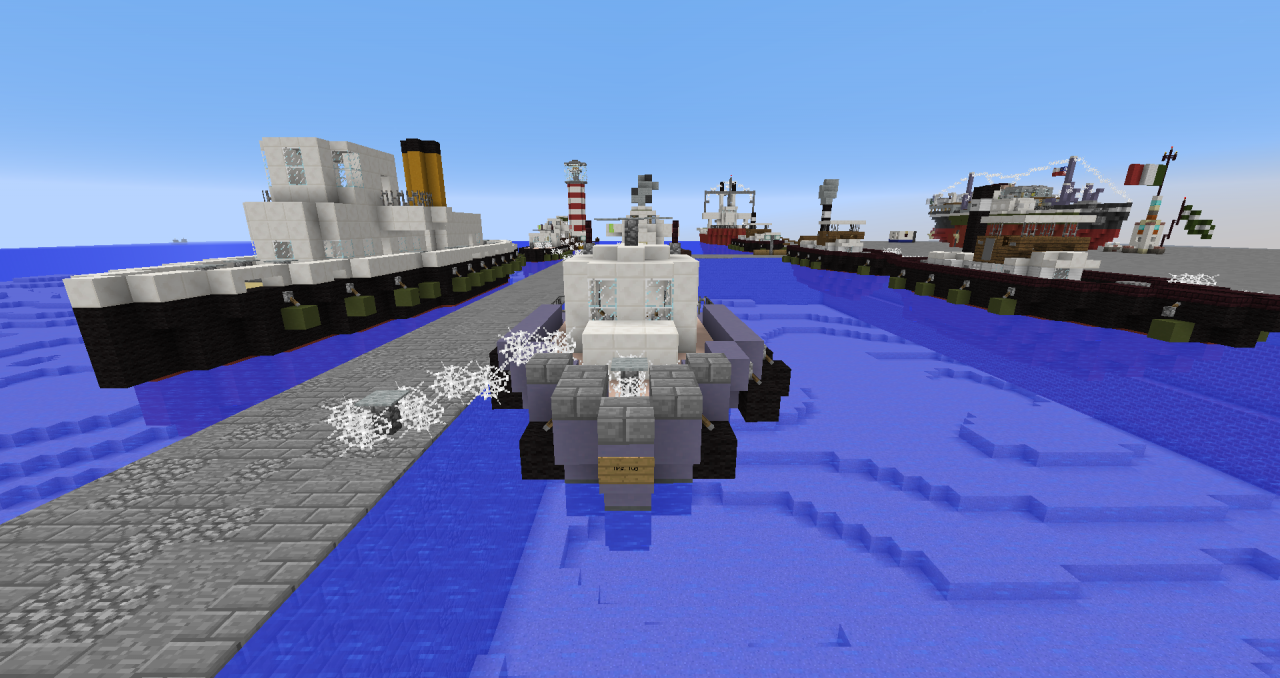 Modern tugboat Minecraft Map