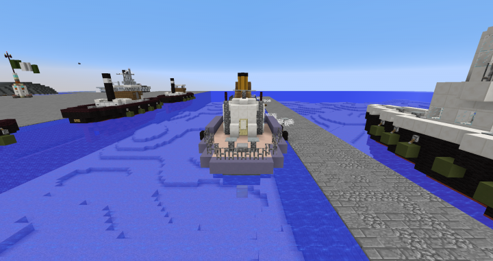 Modern tugboat Minecraft Map