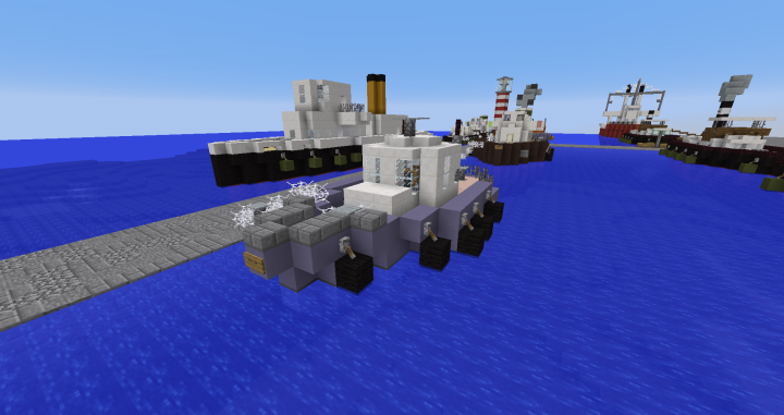 Modern tugboat Minecraft Map