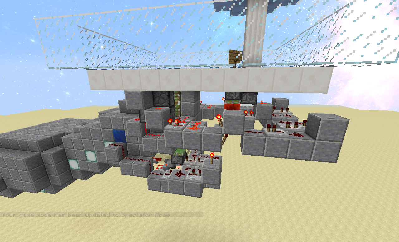 Tree Torch Secret Entrance Minecraft Project