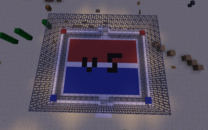 wresling game red vs blue Minecraft Map