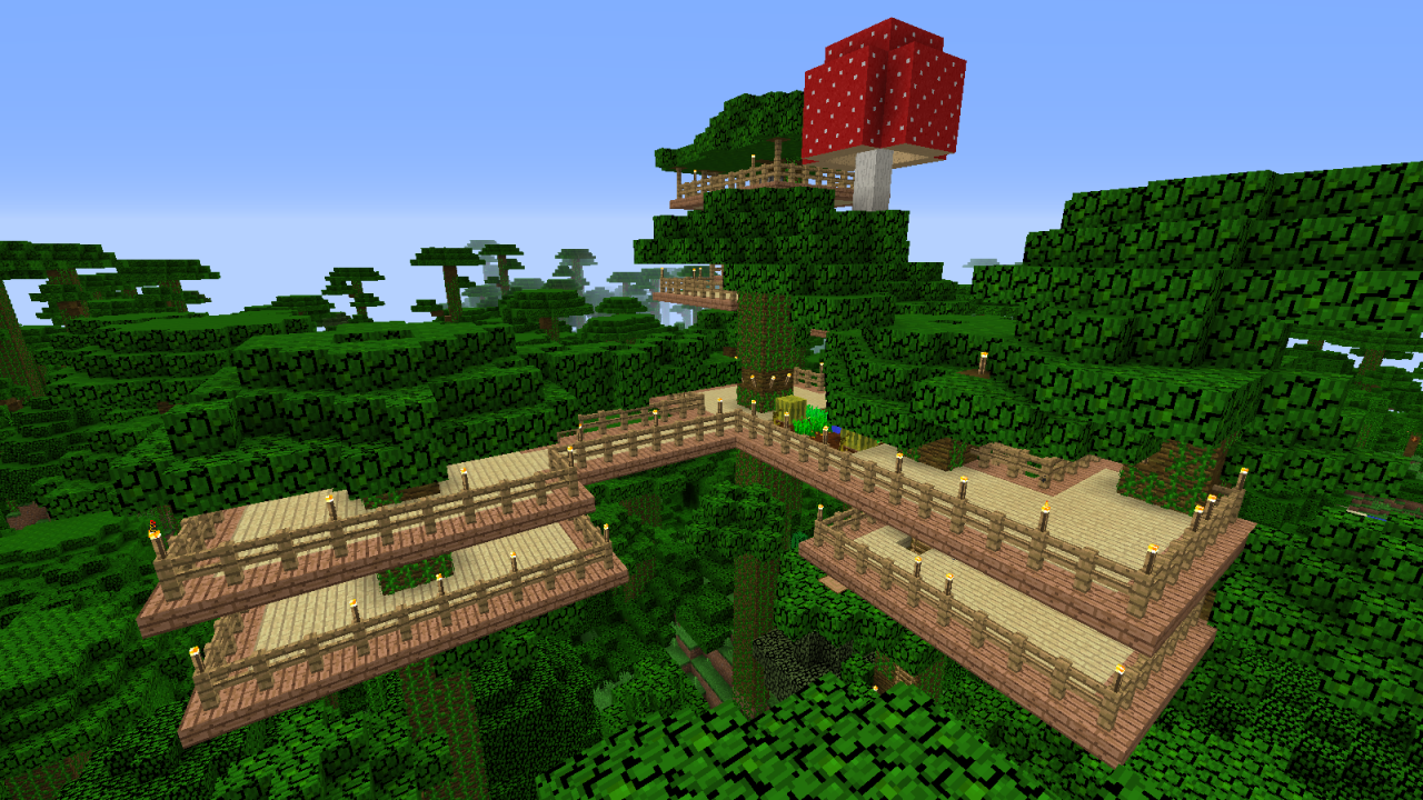 My Tree Fort Home Minecraft Map