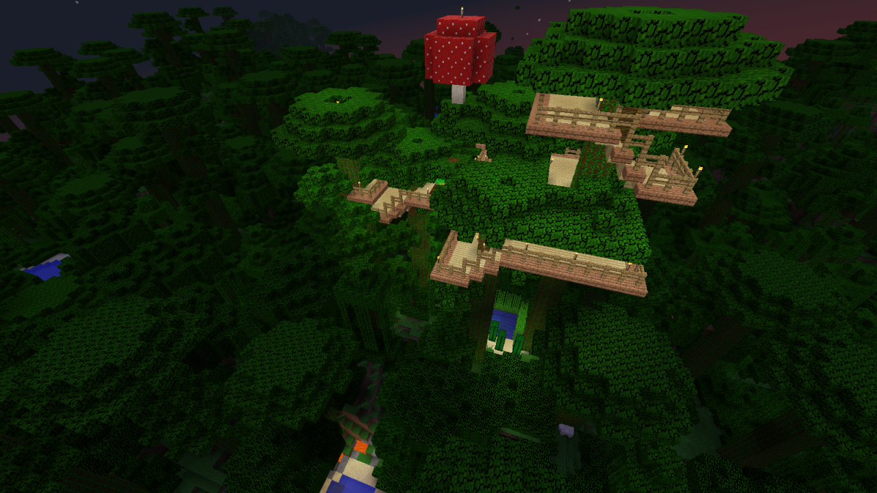 My Tree Fort Home Minecraft Map