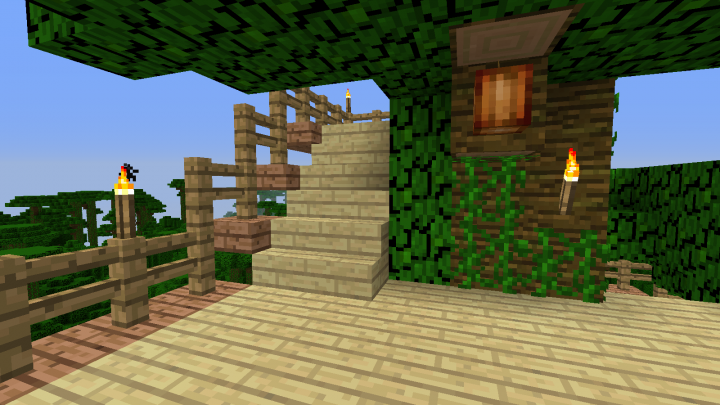 My Tree Fort Home Minecraft Map