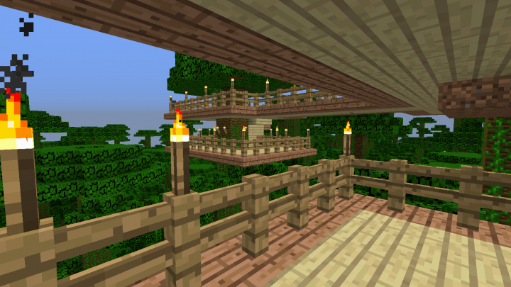 My Tree Fort Home Minecraft Map