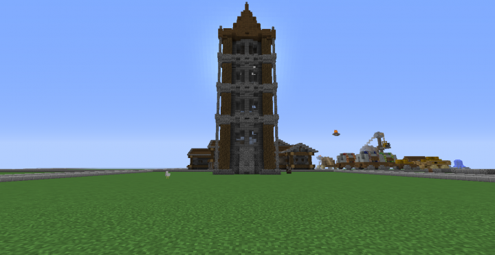 Tall Medieval tower Minecraft Map