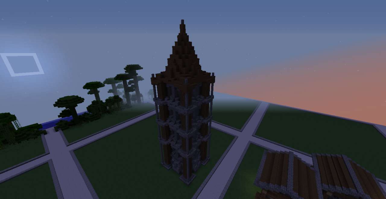Tall Medieval tower Minecraft Map