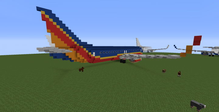 [2:1] Boeing 737-800 Minecraft Project