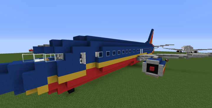 [2:1] Boeing 737-800 Minecraft Project