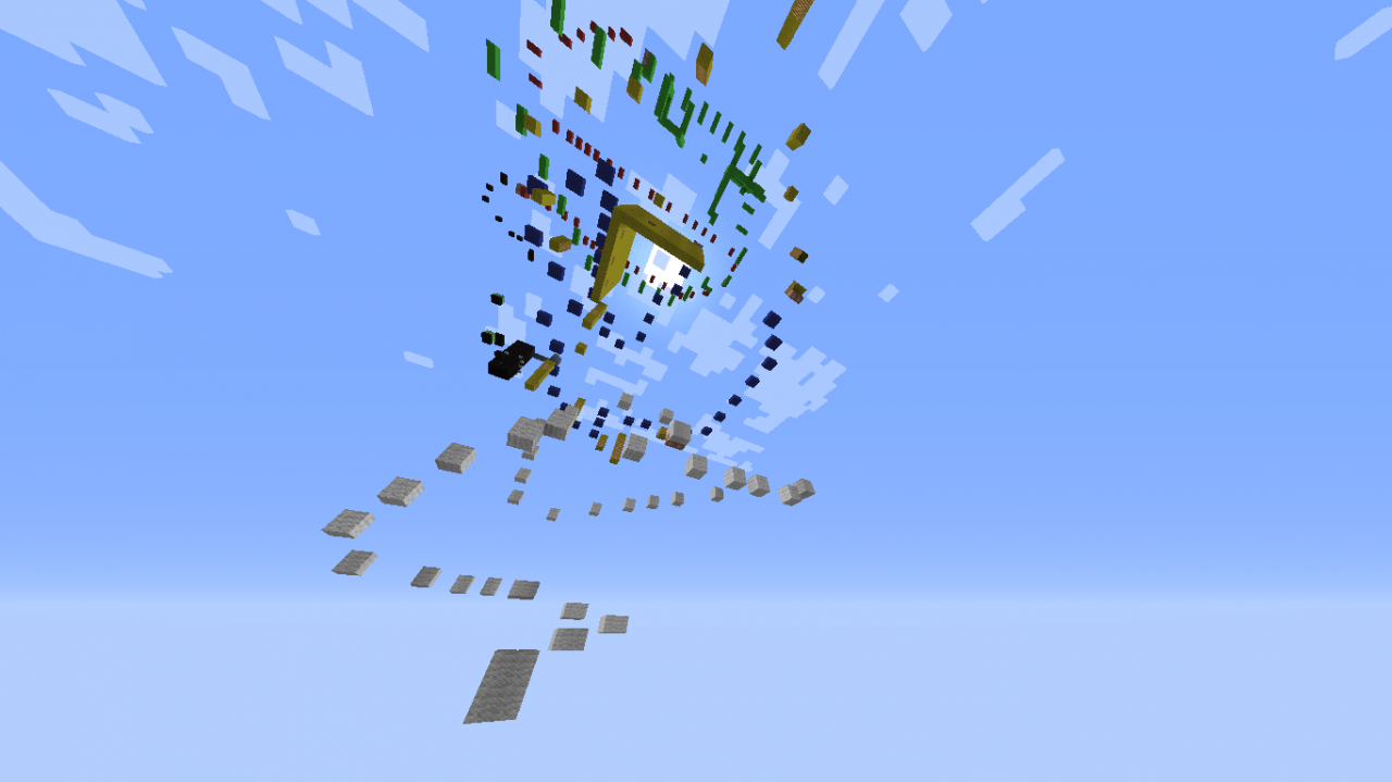 Sky Cloud Parkour For TBNRfrags Minecraft Map