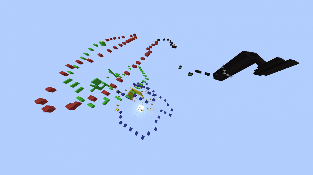 Sky Cloud Parkour For TBNRfrags Minecraft Map