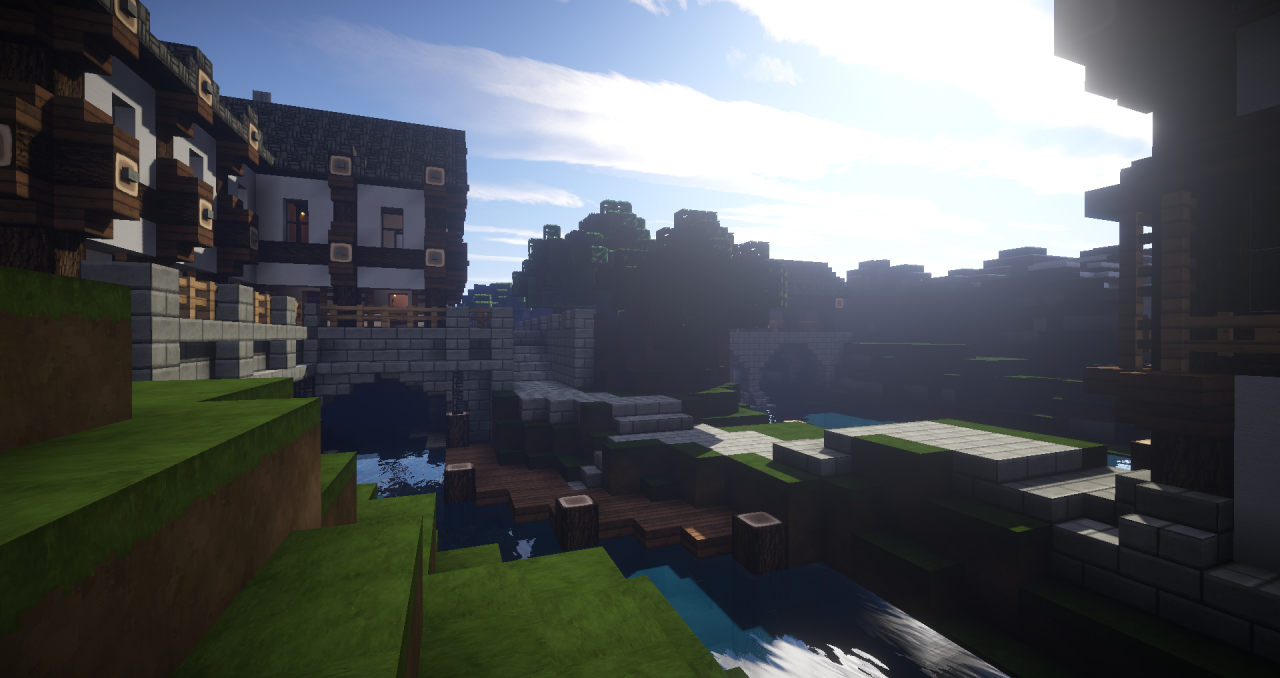 Medieval Port Village Minecraft Map