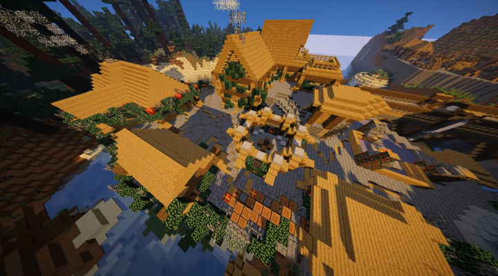 Woodcutters Village (Part 4) (with Timelapse) Minecraft Map