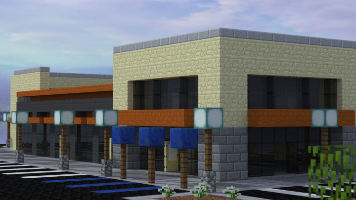Strip Mall Minecraft Map