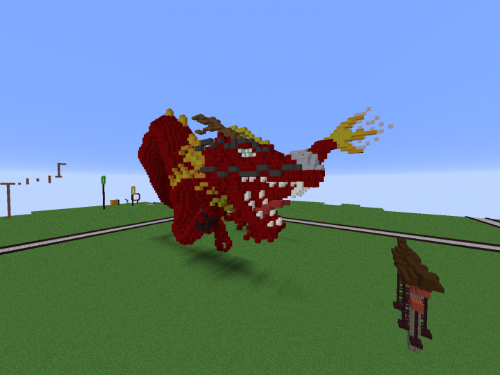 Mythical Asian Dragon ! Minecraft Map