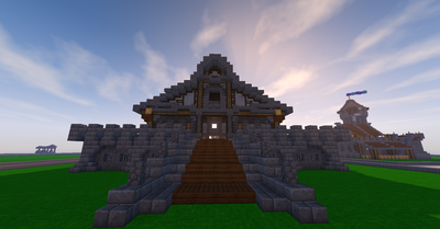 Medieval Town Hall Minecraft Map