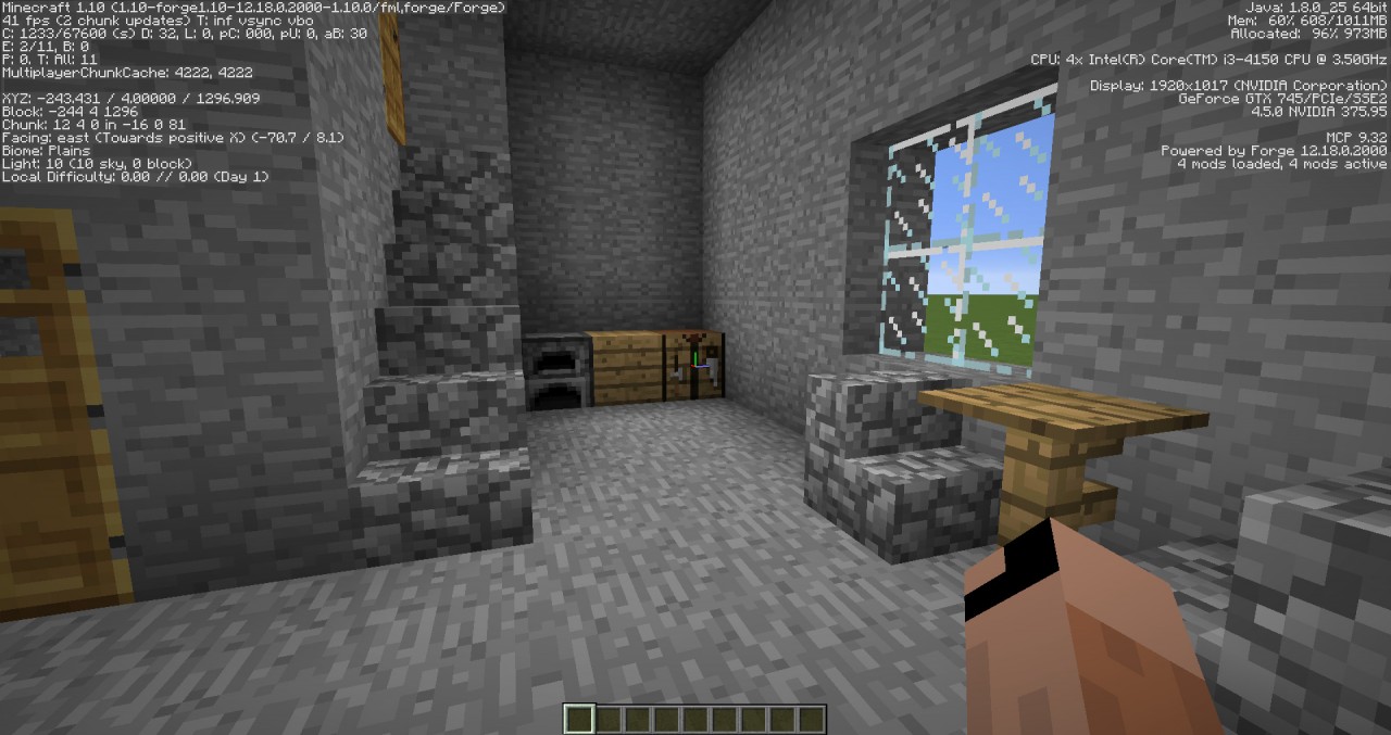 One-story House Minecraft Map