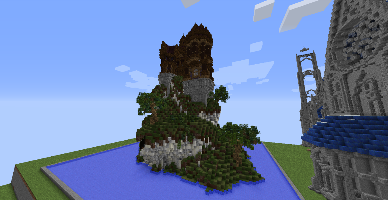 White Cliff Towers [+Download] Minecraft Map